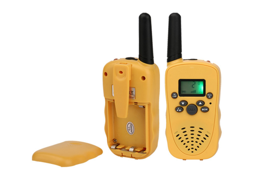 LCD Display Screen Real Walkie Talkie Bright Yellow Color For Teaching