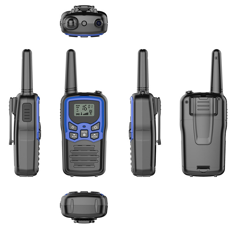 new model Handheld Long Range Wireless Walkie Talkie set Built In ...