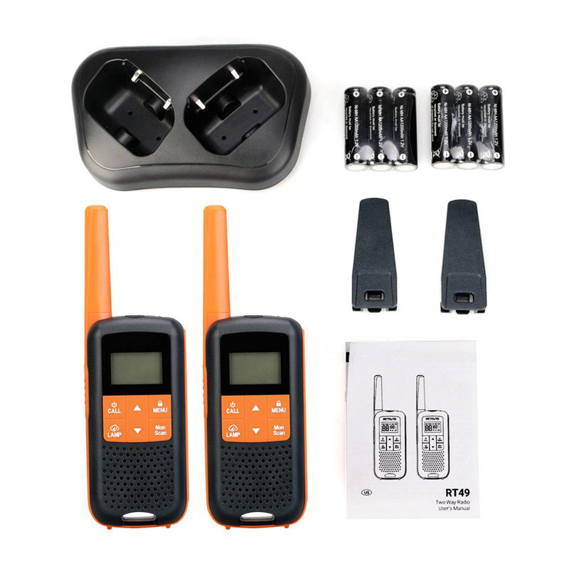Handheld ABS 2W 467.7125MHz NOAA Real Walkie Talkie