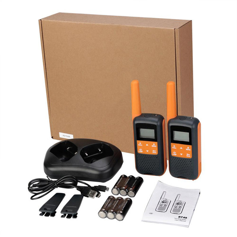 NOAA 2.5ppm VOX 2W Portable Walkie Talkie 22 Channels