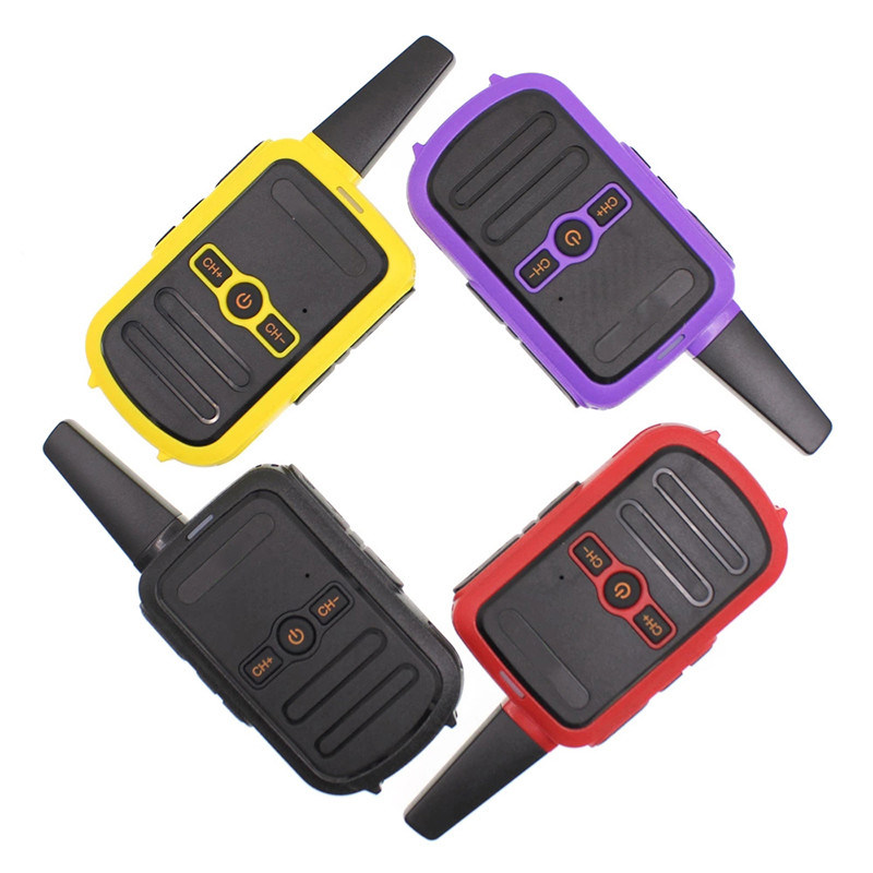ABS 2W Handheld Childrens Walkie Talkies 3-5KM Long Range With VOX Function