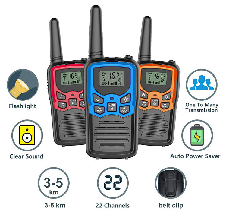 Long Range 5-10 Km Kids Walkie Talkie Two Way Radio