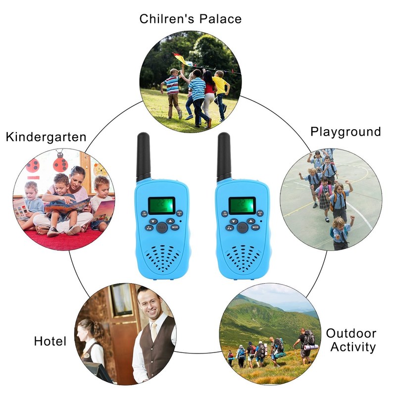 Mini handy talkie with camouflage appearance toys for children two way ...