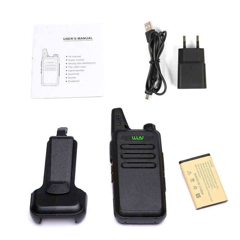 Gmrs Handheld 2 Way Radio 6KM Portable Walkie Talkie
